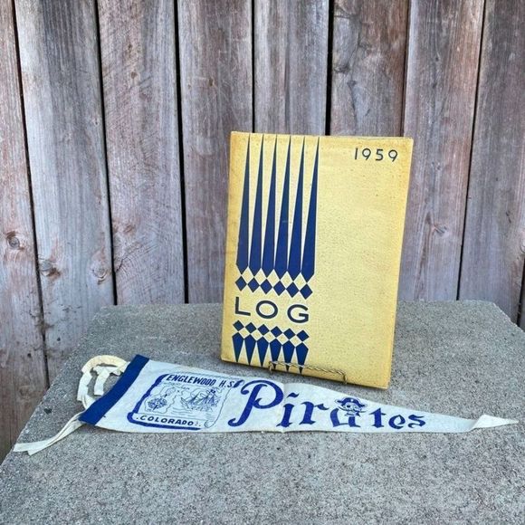 Vintage | Accents | Vintagepirates Log959 Englewood Colorado Yearbook ...
